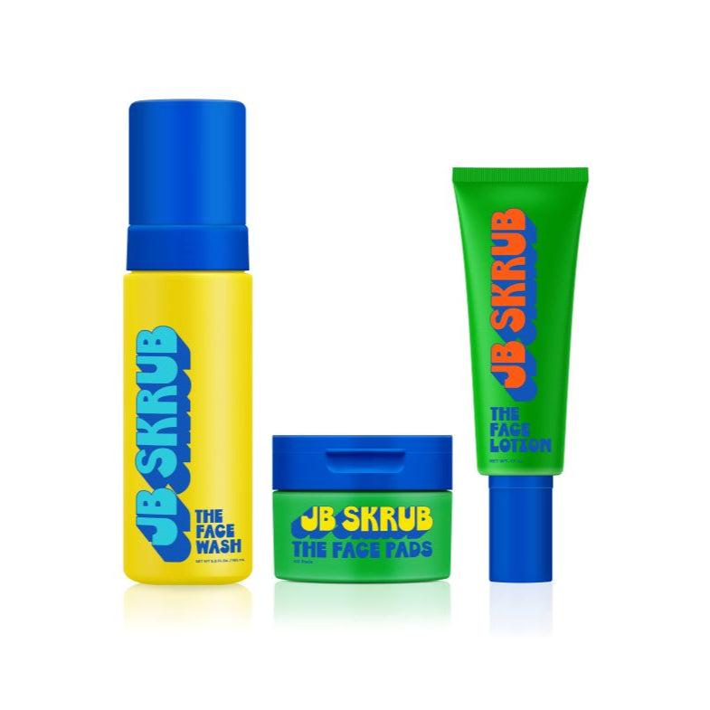 The Face Set - Complete Face Care Set for Tweens and Teens - JB SKRUB
